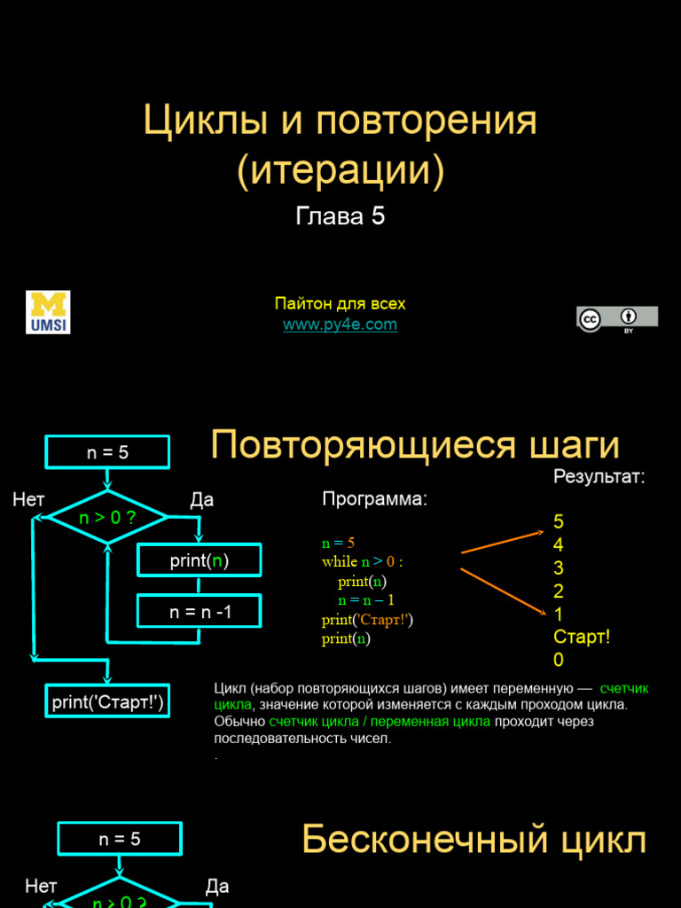 Pythonlearn 05 Iterations | PDF Pythonlearn 05 Iterations | PDF