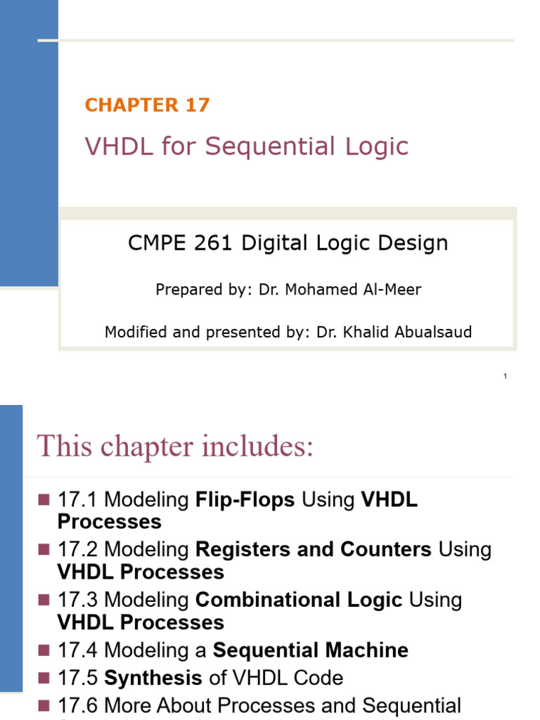 CH 17 | PDF | Vhdl | Computer Science