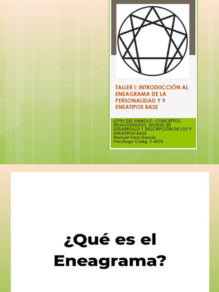 Dibujo del Eneagrama y Eneatipos | PDF | Eneagrama de la personalidad ...