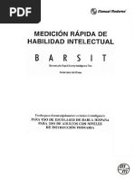 Ficha Técnica Barsit | PDF | Prueba (evaluación) | Memoria