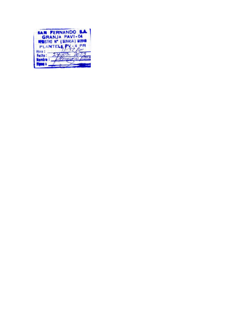 Sello y Firma PV4 PR | PDF