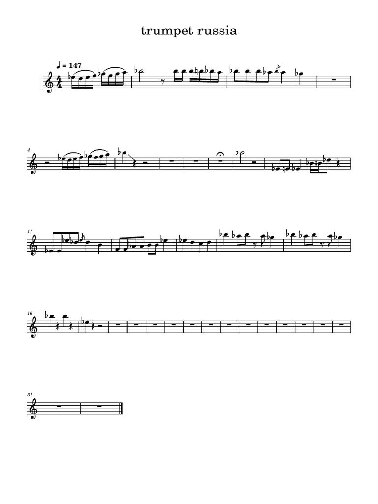 Trumpet Russia: Key Insights and Data | PDF