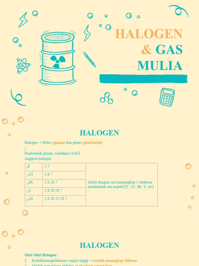Halogen & Gas Mulia | PDF