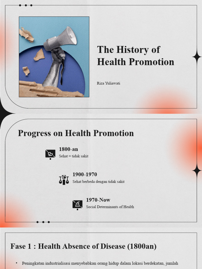 The History of Health Promotion | PDF