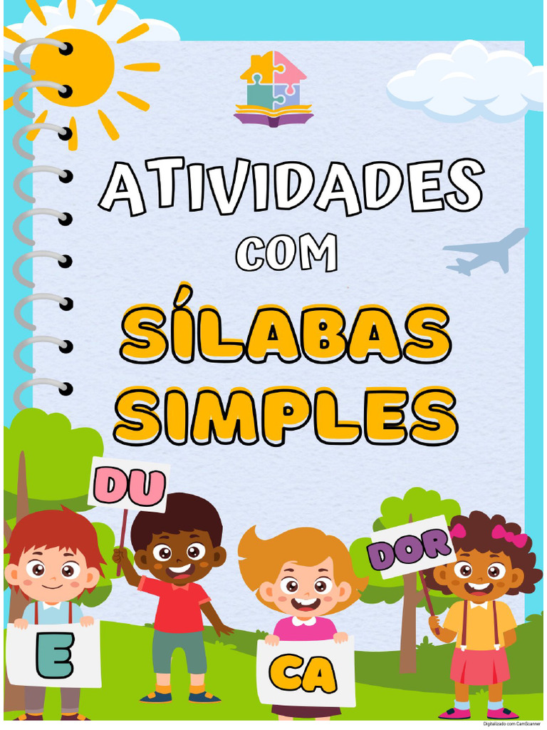 Atividades Com Sílabas Simples Para Imprimir Educador Br Pdf