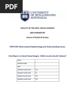 IHP 340 Module Six Worksheet | PDF | P Value | Student's T Test