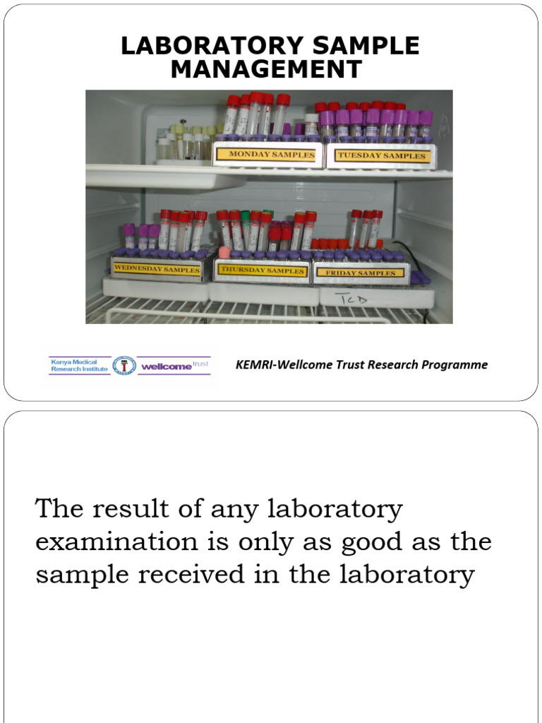 Specimen Collection And Handling Pdf Laboratories Health Sciences