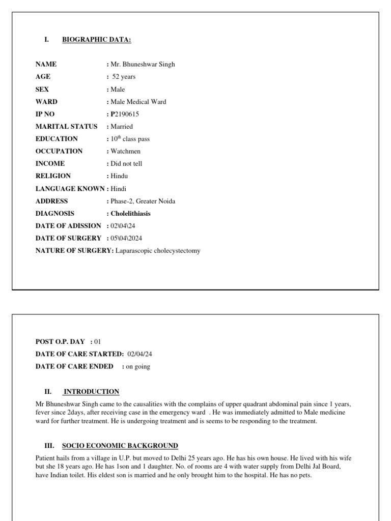 Case Study of MSN | PDF | Ear | Human Nose