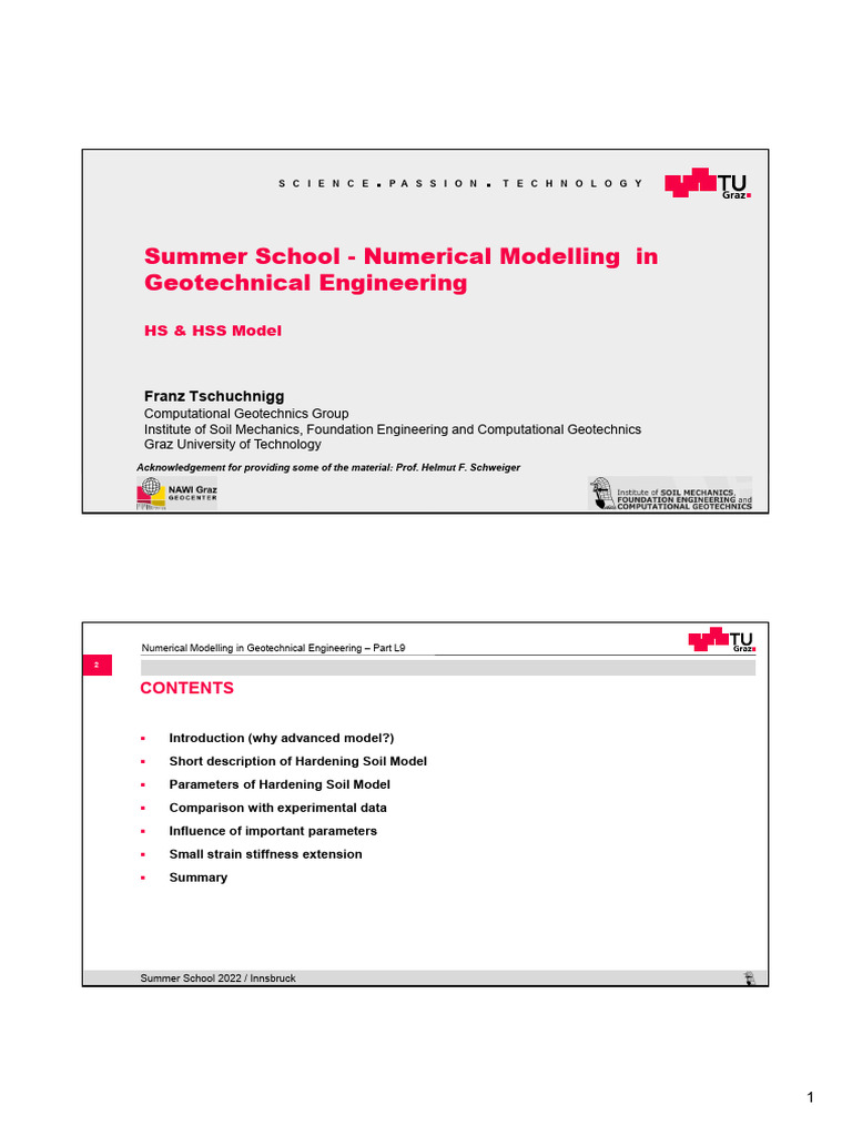 L9 Hardening Soil Model | PDF | Deformation (Engineering ...