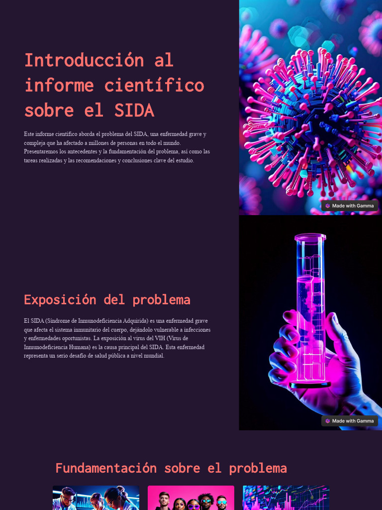 Informe Sida | PDF | VIH / SIDA | VIH