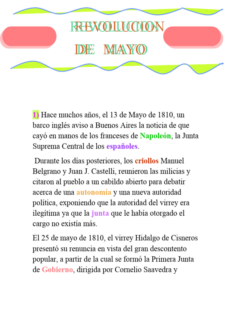 Revolucion de Mayo | PDF | Argentina | América del Sur