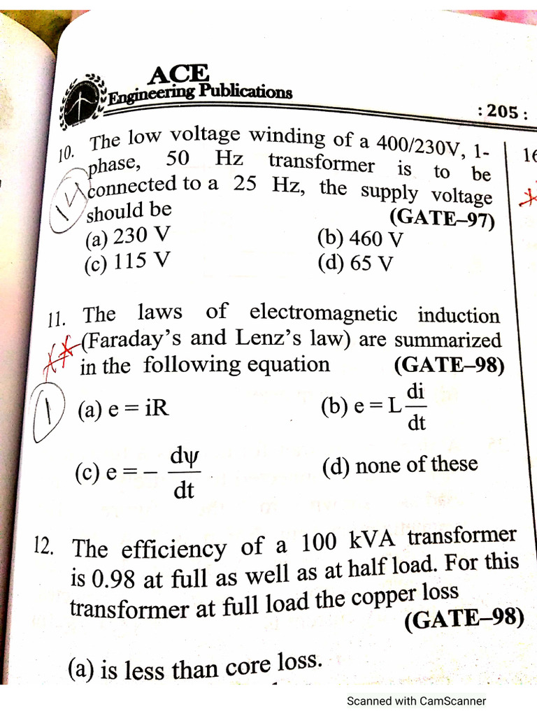 TF Gate Questions | PDF