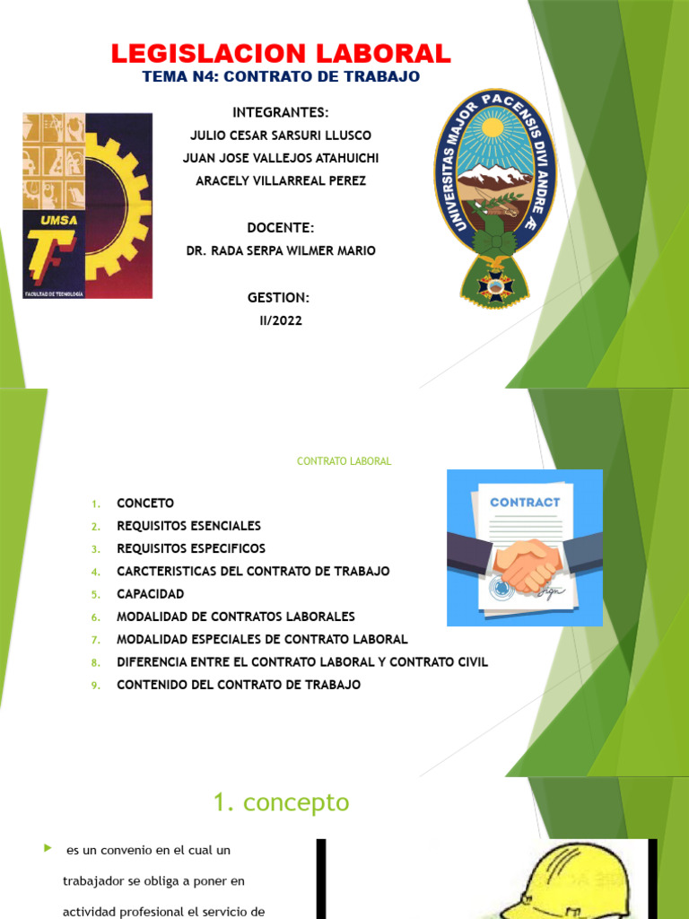 Contrato Laboral | PDF | Derecho laboral | Economias