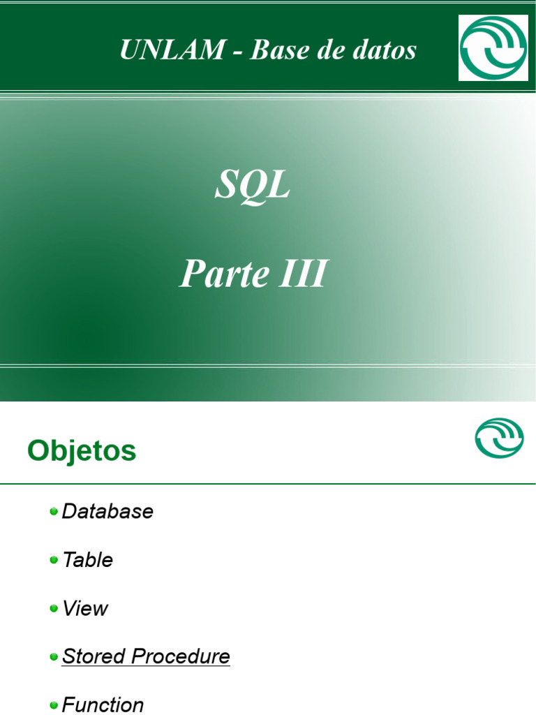 Unidad6 SQLIII | PDF | SQL | Software de gestión de datos