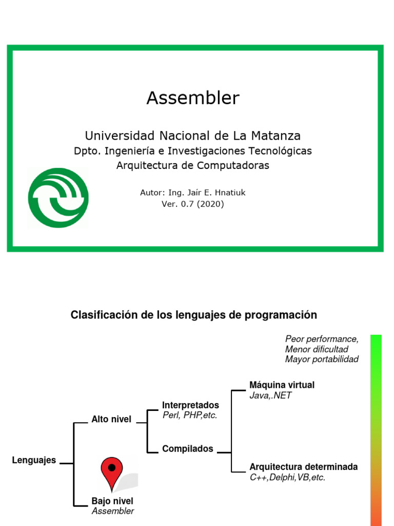 Unidad_3_Assembler_V07 (1) | PDF | Lenguaje ensamblador | Lenguaje de ... Unidad_3_Assembler_V07 (1) | PDF | Lenguaje ensamblador | Lenguaje de ...