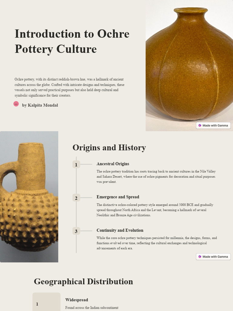 Introduction To Ochre Pottery Culture | PDF | Pottery