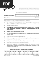 NSC Mathematics P2 Info Sheet 2024 | PDF | Student Assessment And ...