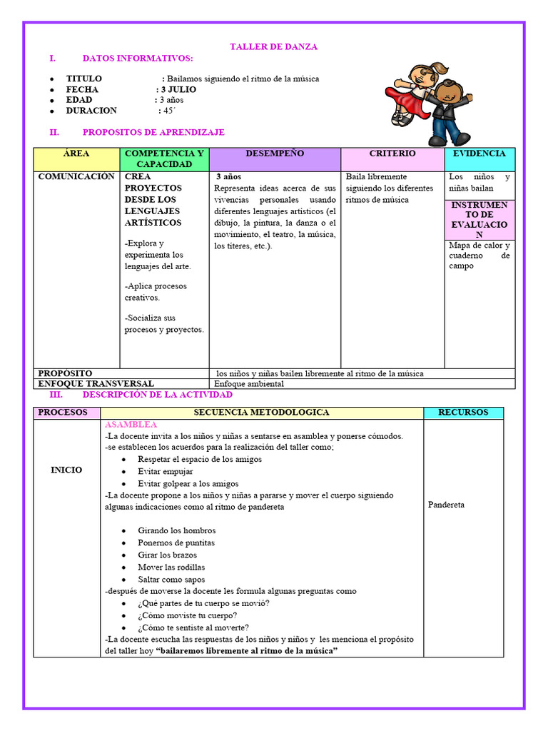 Bailamos Siguiendo El Ritmo De La Musica Pdf Ritmo Bailes