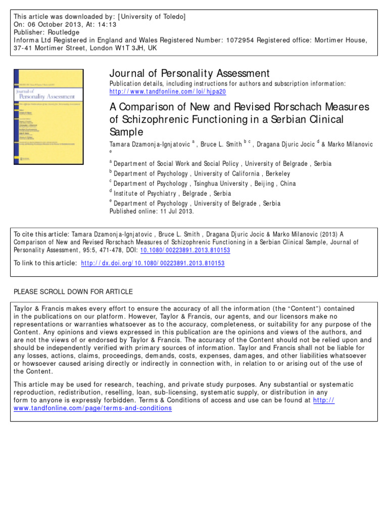 Dzamonja-Ignjatovic Et Al (2013) A Comparison of New and Revised ...