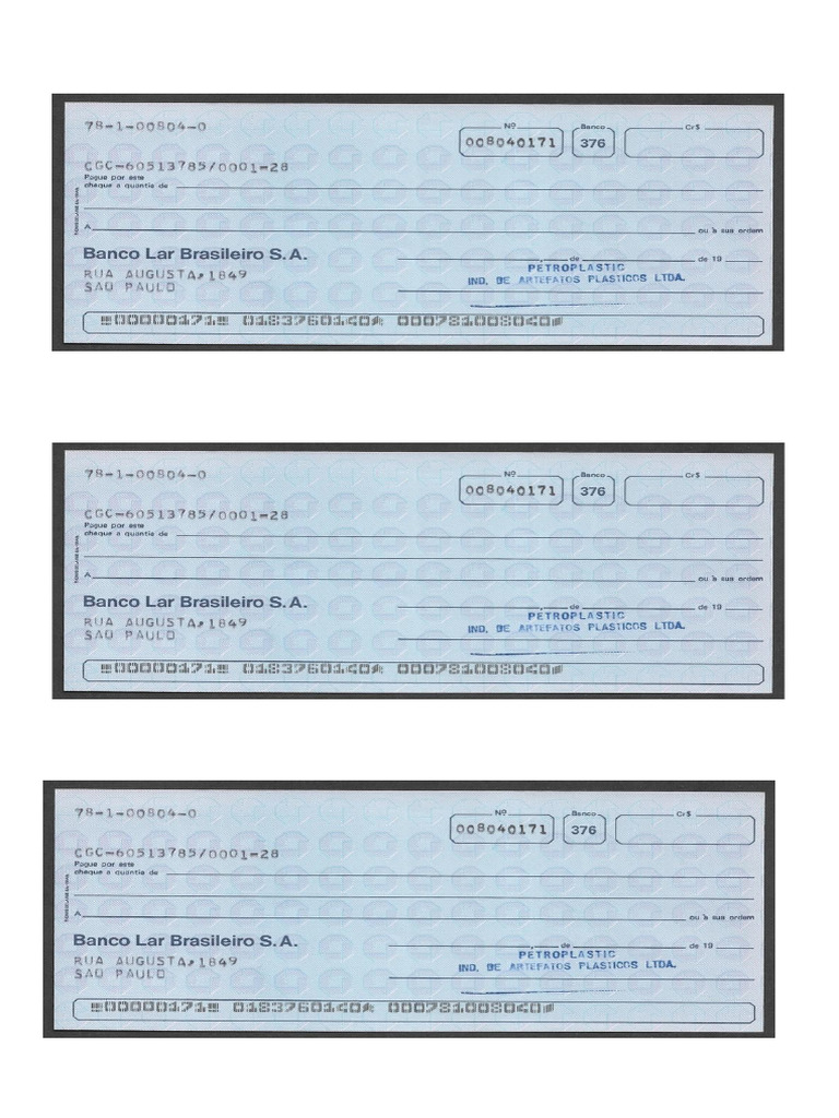 Cheque | PDF