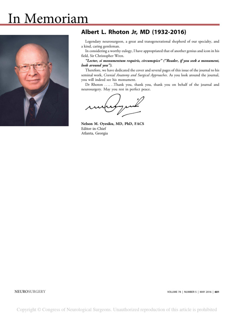 Albert_L_Rhoton_Jr_MD_1932_2016 | PDF