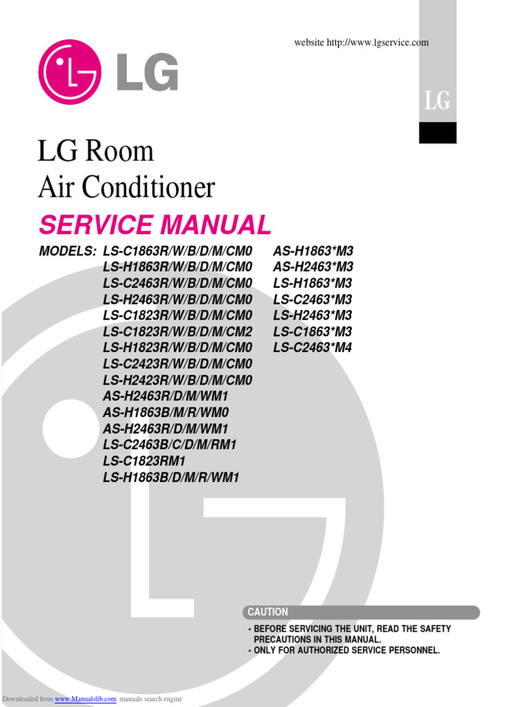 Manual de Servicio Artcool LG | PDF | Pipe (Fluid Conveyance) | Air ...