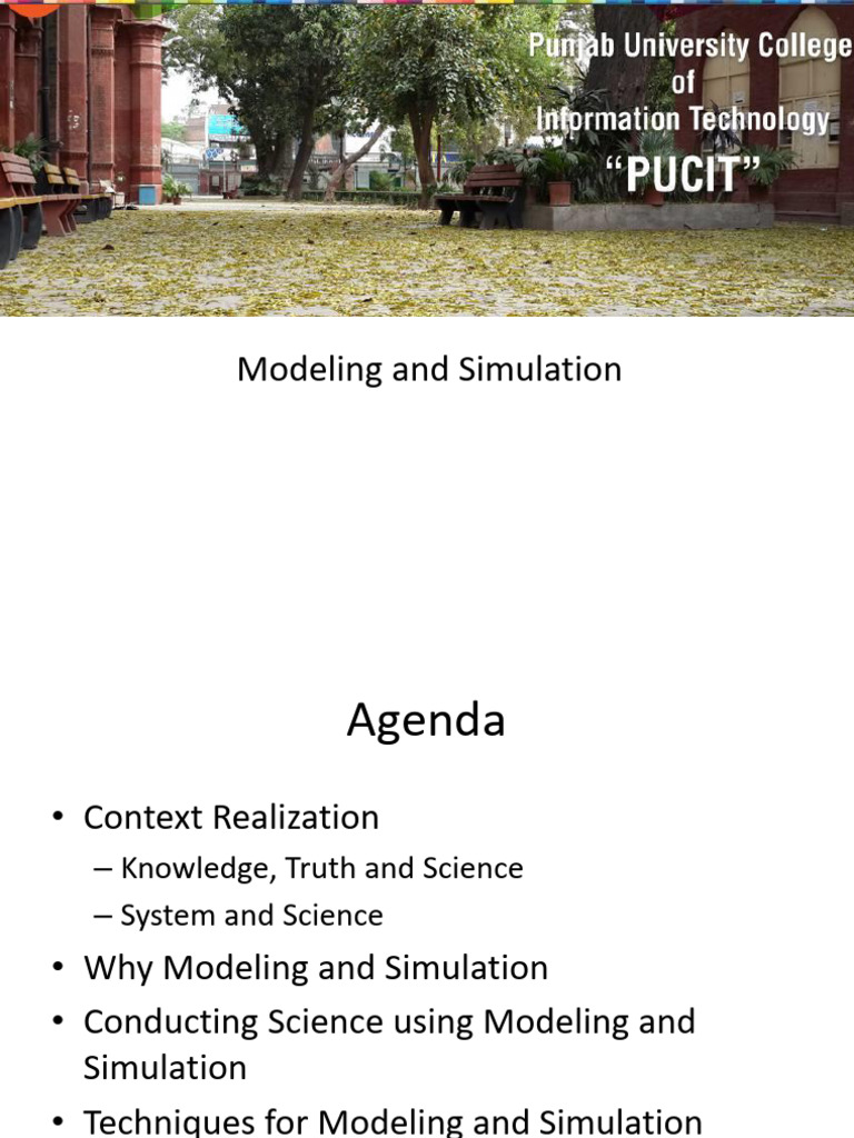 Lec 1 2 Introduction | PDF | Computer Simulation | Simulation Lec 1 2 Introduction | PDF | Computer Simulation | Simulation