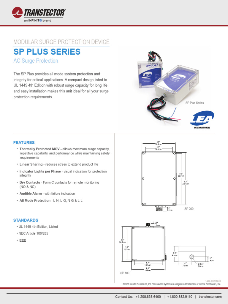 SP Family Datasheets US | PDF | Alternating Current | Power (Physics)