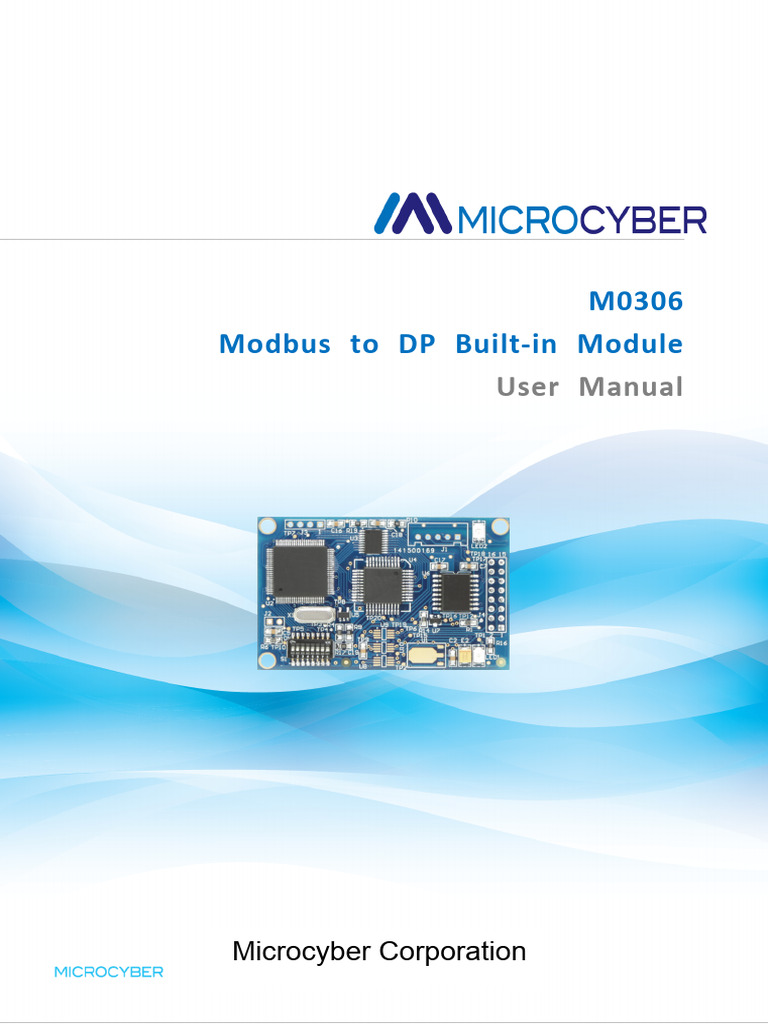 Manual-M0306 Modbus to Profibus DP embedded module | PDF | Input/Output | Parameter (Computer ...
