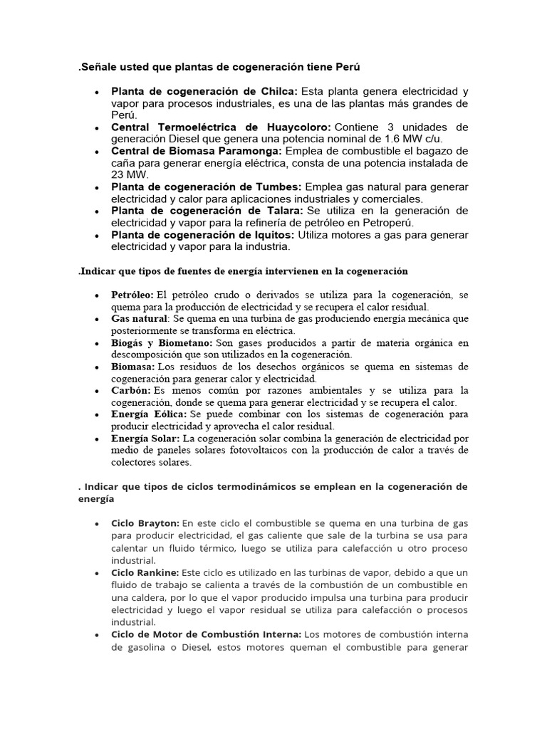 Practica de Auditoria | PDF | Vapor | Cogeneración