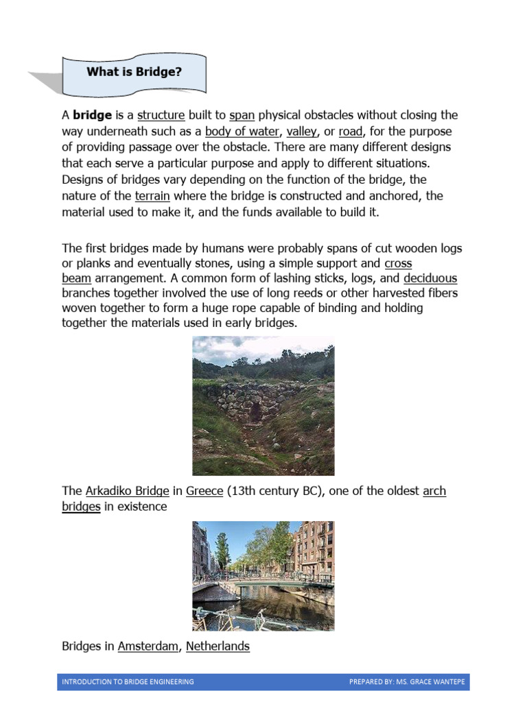 Introduction To Bridge Engineering Pdf Truss Bridge