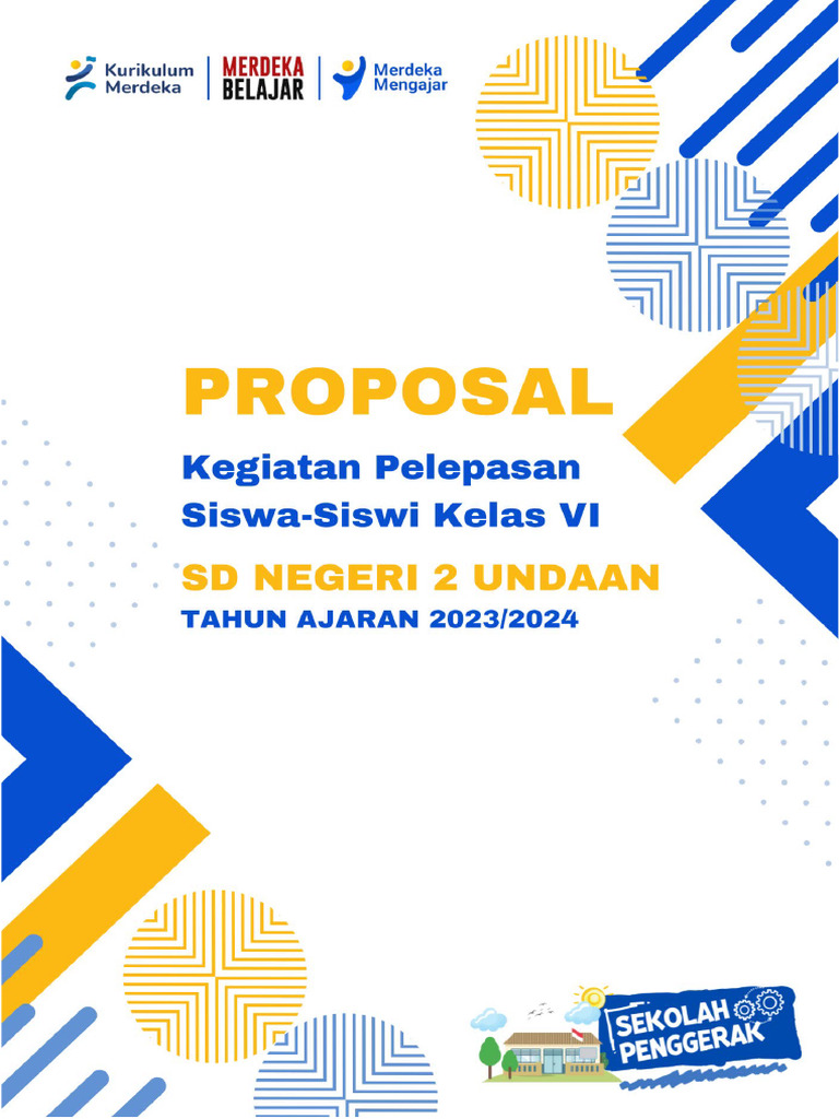 Proposal SD Negeri 2 Undaan | PDF