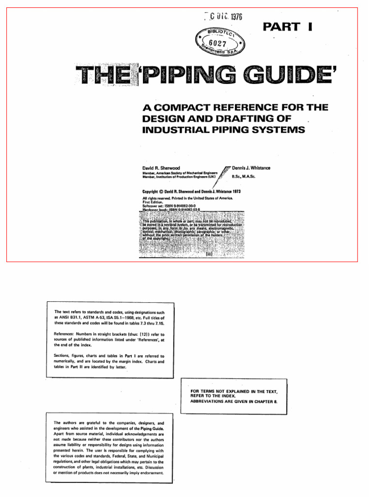 The Piping Guide For The Design and Drafting of Industrial Piping ...