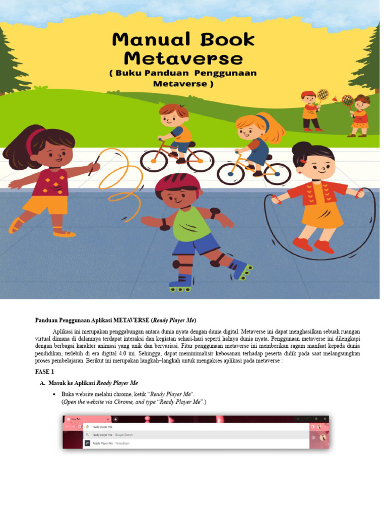 Panduan Penggunaan Aplikasi METAVERSE | PDF | Komputer