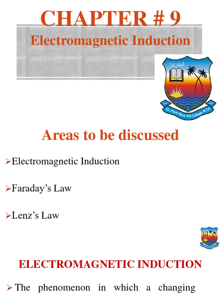 Physics Lecture No 22 | PDF | Electromagnetic Induction ...