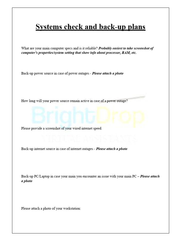 Systems Check 1 | PDF