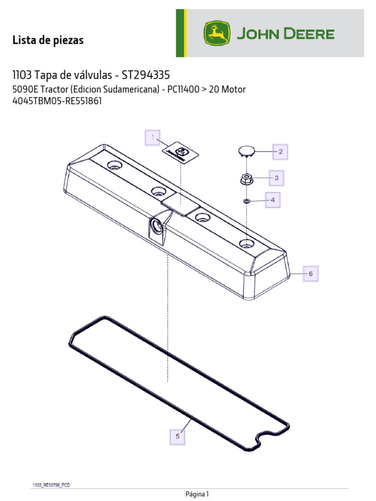 Catalogo de Piezas | PDF | Arandela (Hardware) | Ingeniería mecánica