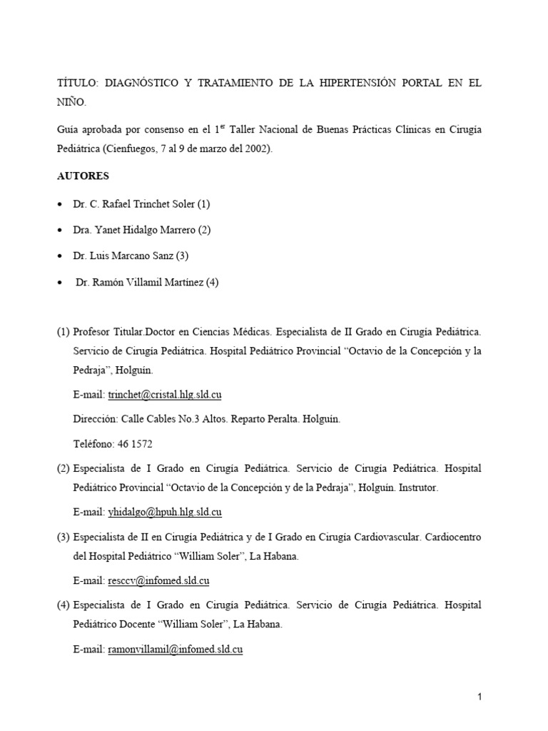 GBPC Hipertension Portal | PDF | Hipertensión | Venas varicosas