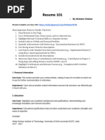 FAANG Resume Template | PDF | Résumé | Computer Programming