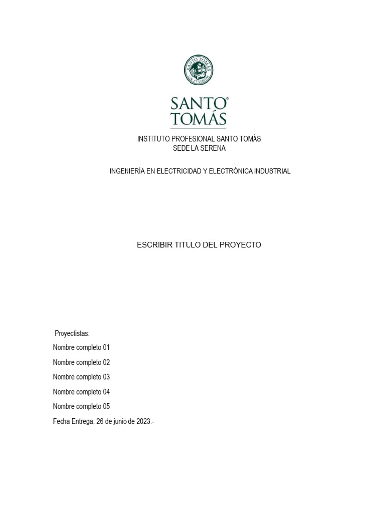 Formato Entrega Proyecto Redes | PDF | Ciencias de la Computación | Redes de computadoras