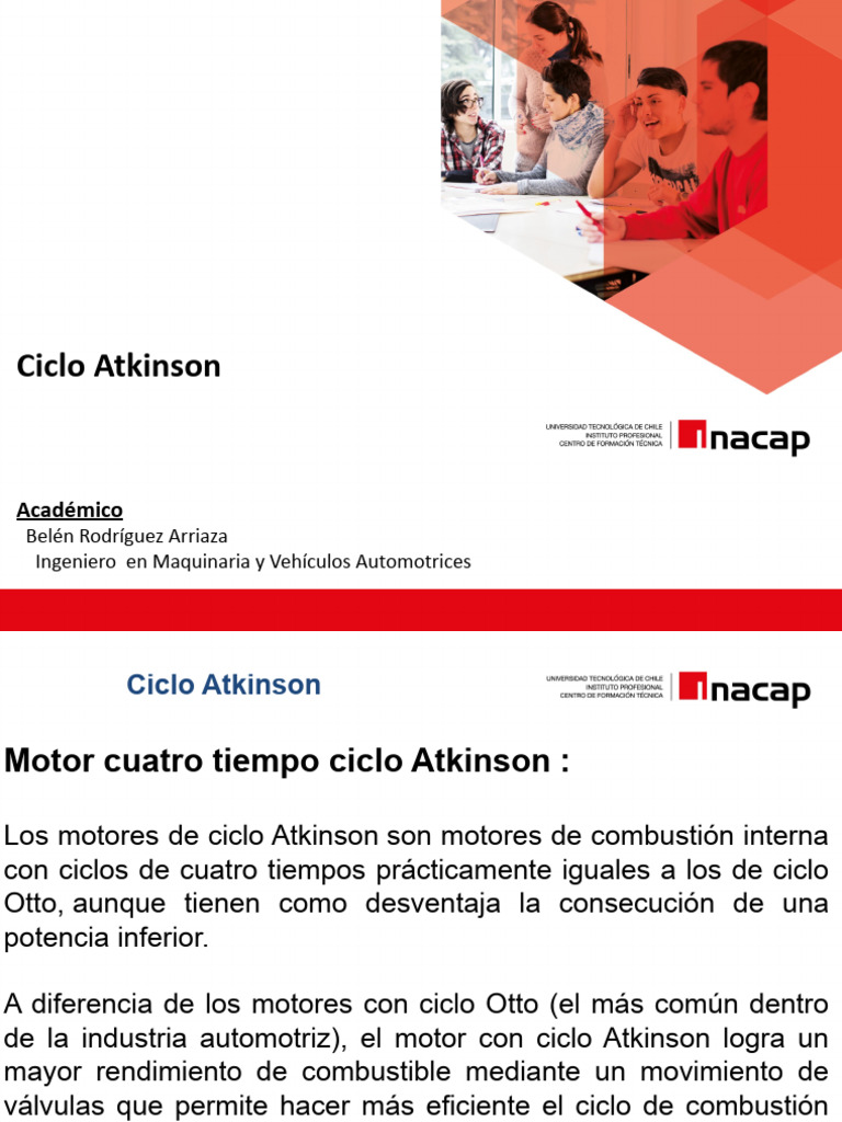 Motor Ciclo Atkinson 18-04 | PDF | Motores | Tecnología del motor