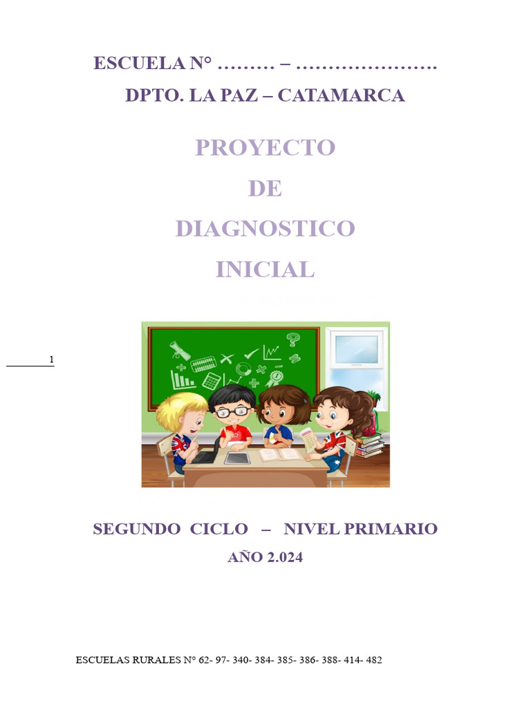 Diagnostico Segundo Ciclo | PDF | Maestros | Science