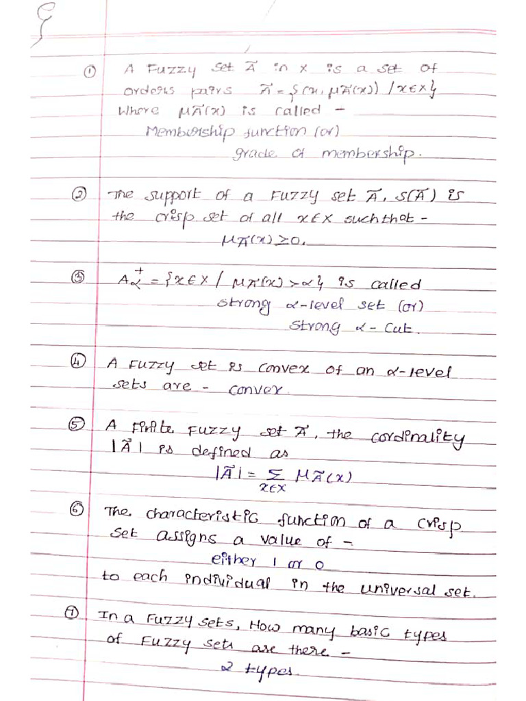 Fuzzy One Marks | PDF