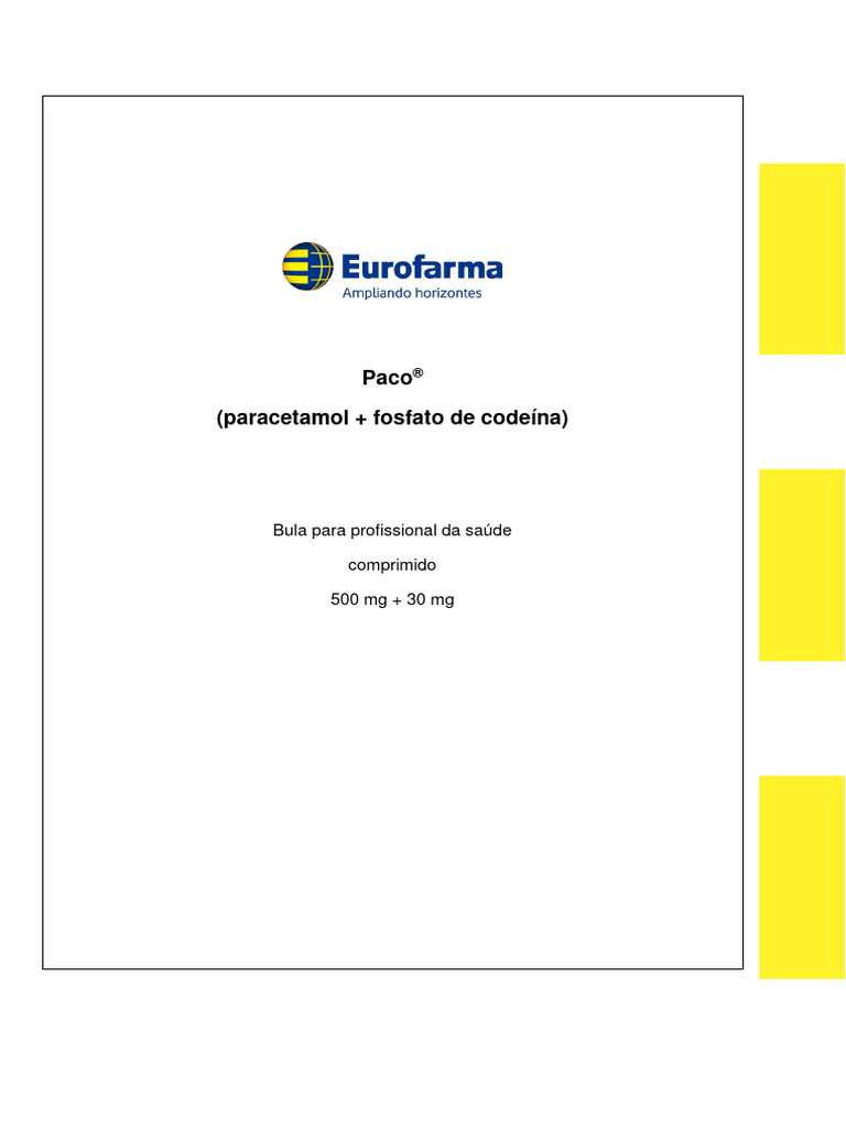 Paco Bula Profissional Eurofarma | PDF | Medicina Clínica | Causas de morte