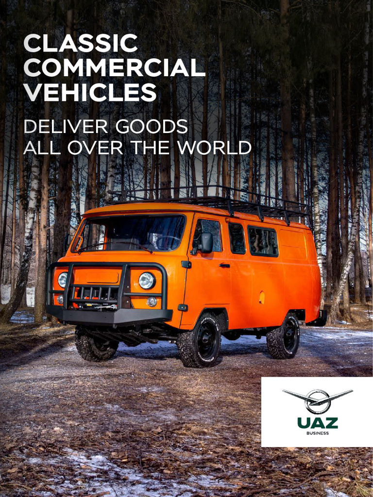 UAZ brochure-sgr-en-290722 | PDF | Four Wheel Drive | Truck