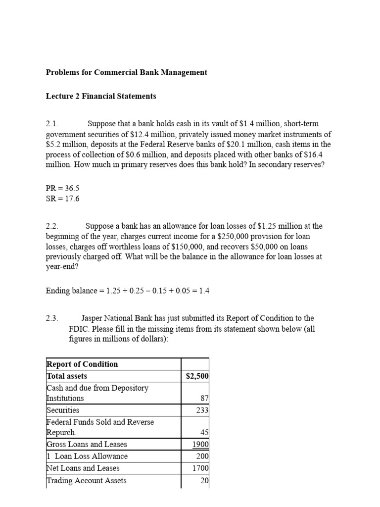 21 Problems for CB New 3 | Download Free PDF | Interest | Finance ...
