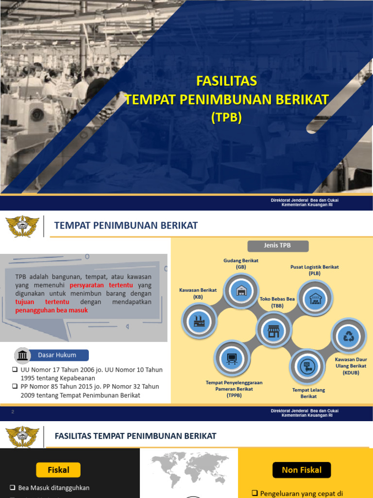 Definisi dan Fasilitas TPB | PDF