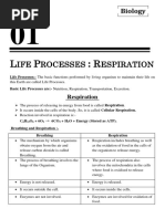 ? IGCSE Biology Chapter 11 Notes | PDF | Respiratory System ...