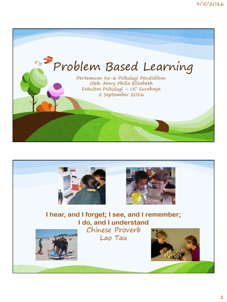 Problem Based Learning Semester 3 | PDF | Project Based Learning | Learning