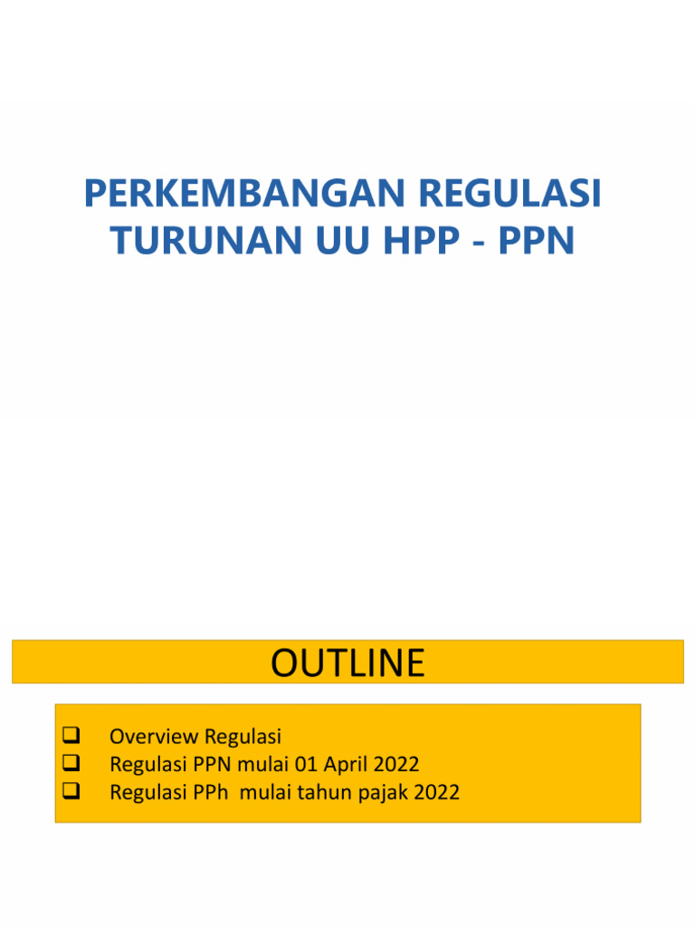 04a. Turunan UU HPP - PPN | PDF
